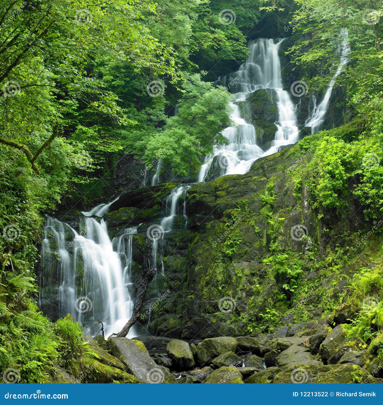 Torc Waterfall stock photo. Image of killarney, falls - 12213522