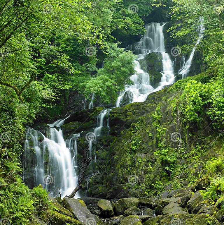 Torc Waterfall stock photo. Image of killarney, falls - 12213522