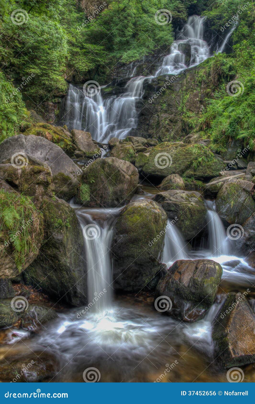 Torc waterfall stock photo. Image of ireland, torc, park - 37452656