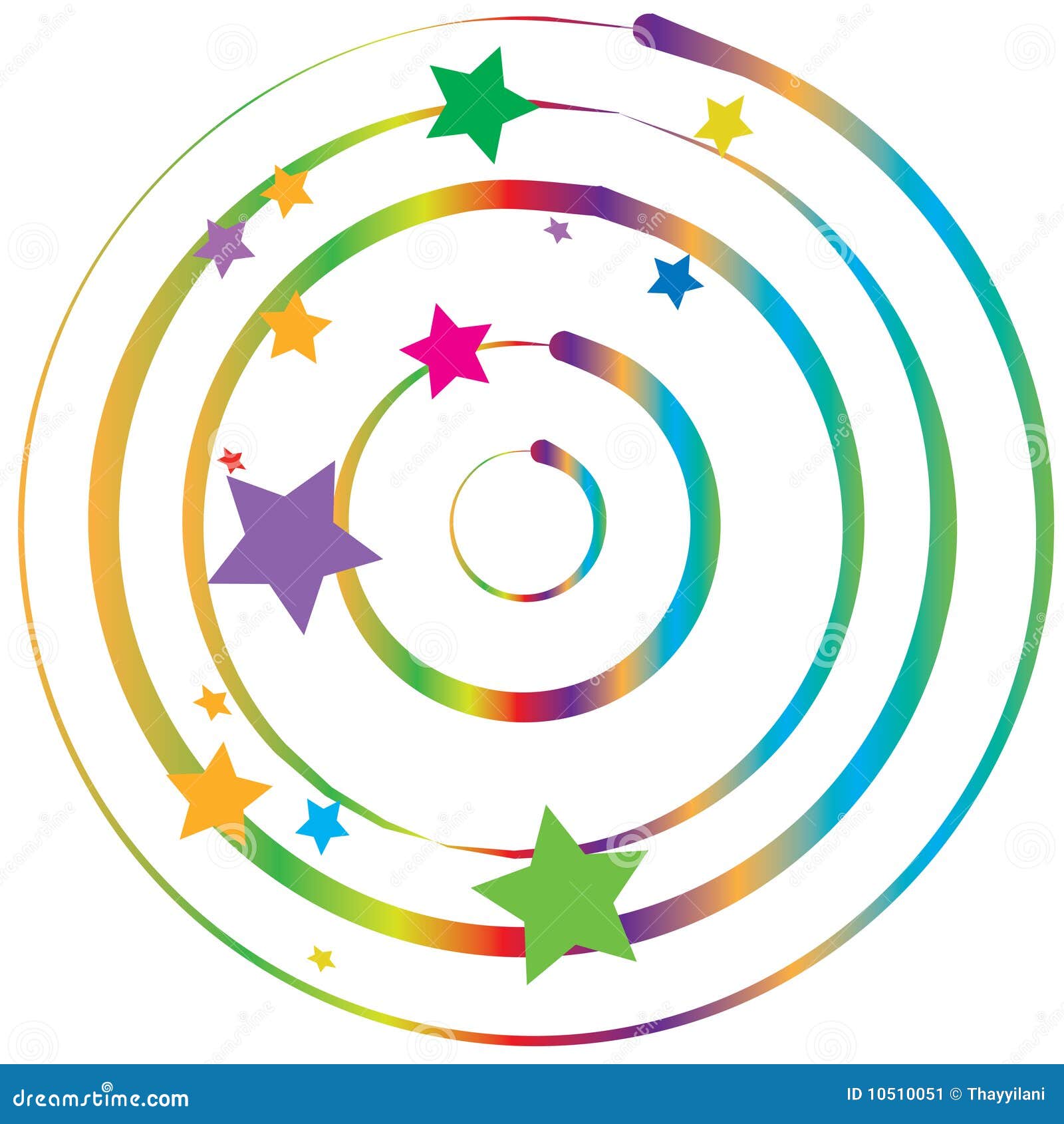 Estrellas Coloridas Ilustraciones Stock, Vectores, Y Clipart – (7,229 ...