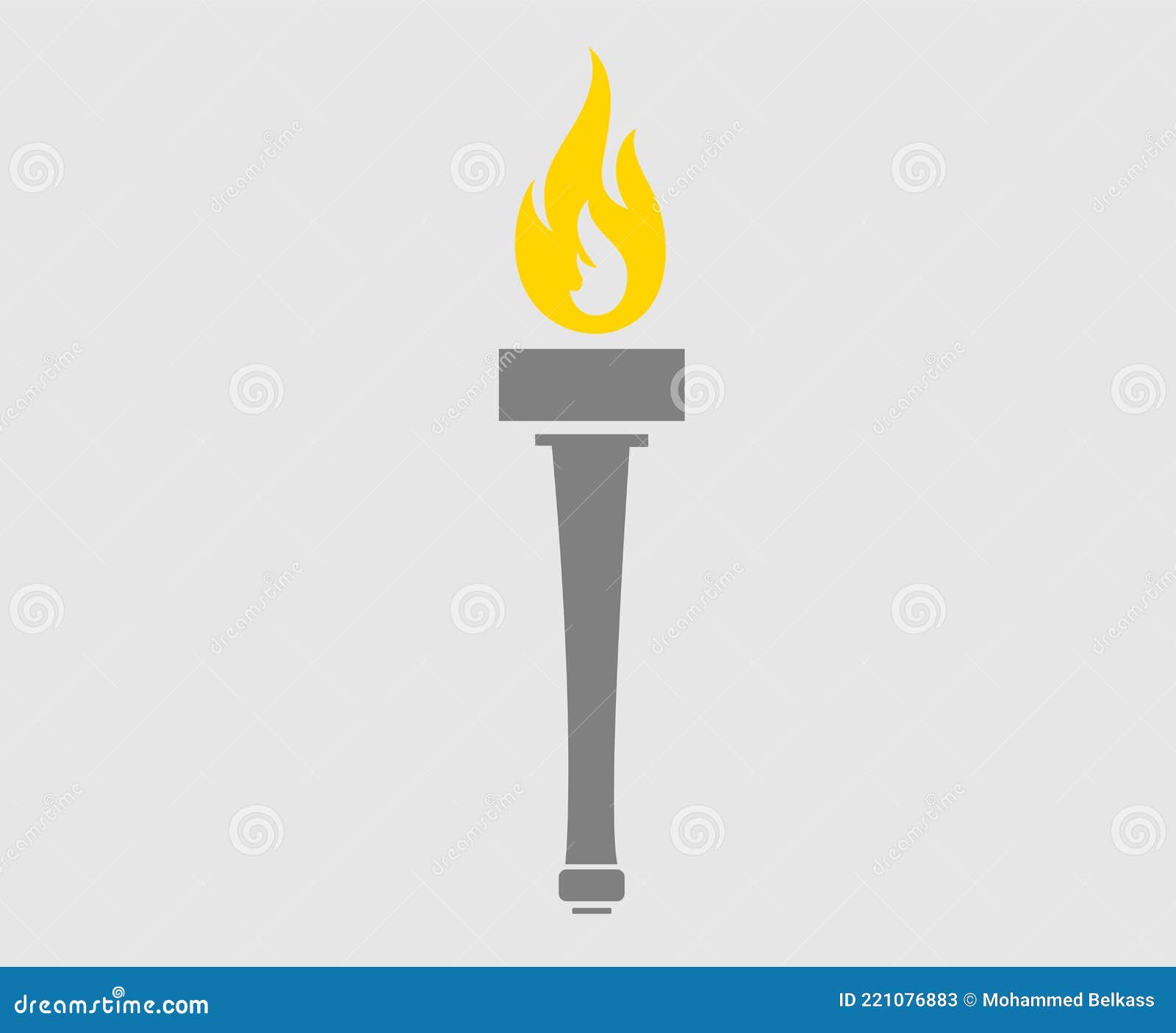 Abstract Torch Olympic Design Logo Stock Vector - Illustration of green ...