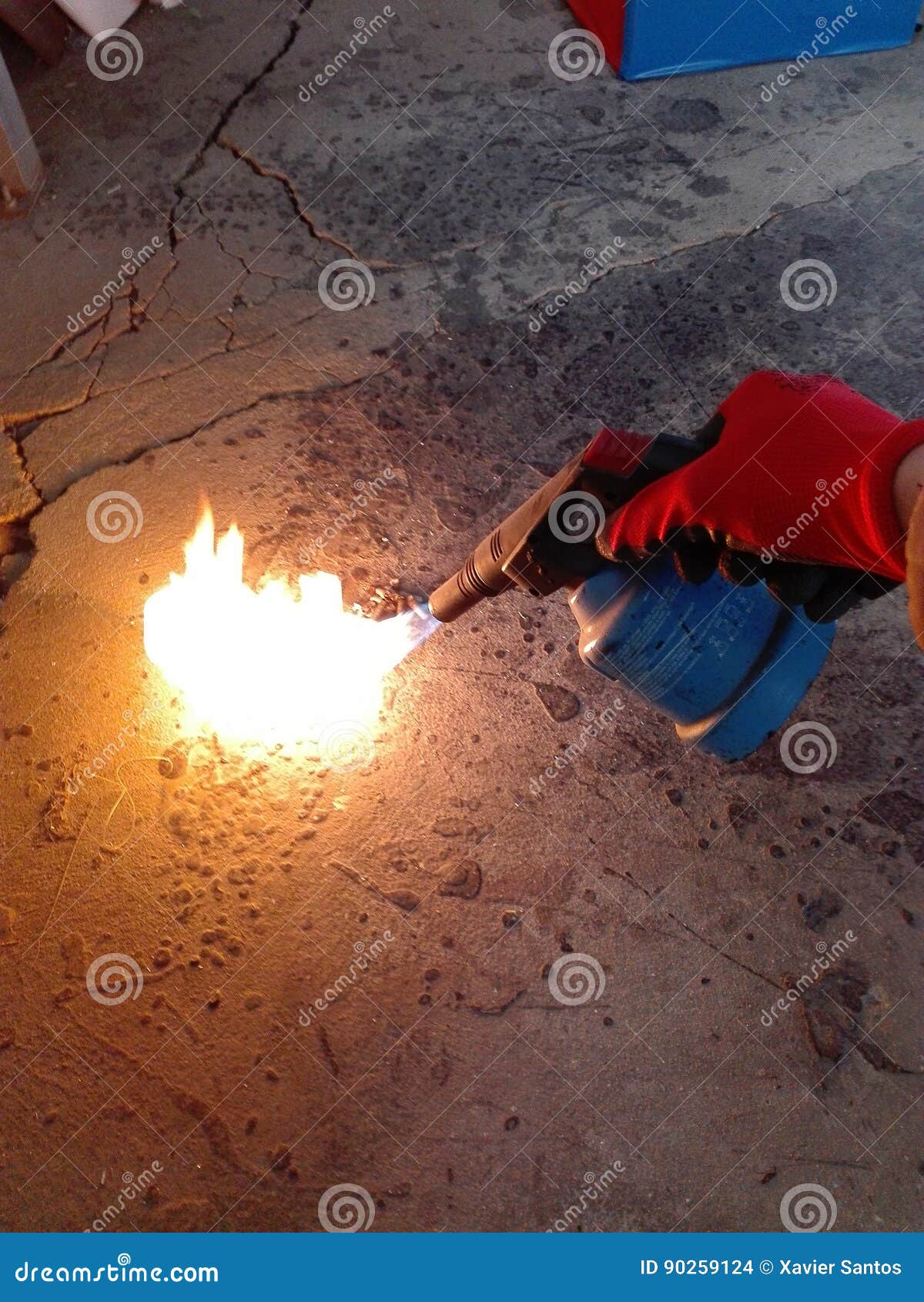 The torch stock photo. Image of burning, glove, fire - 90259124