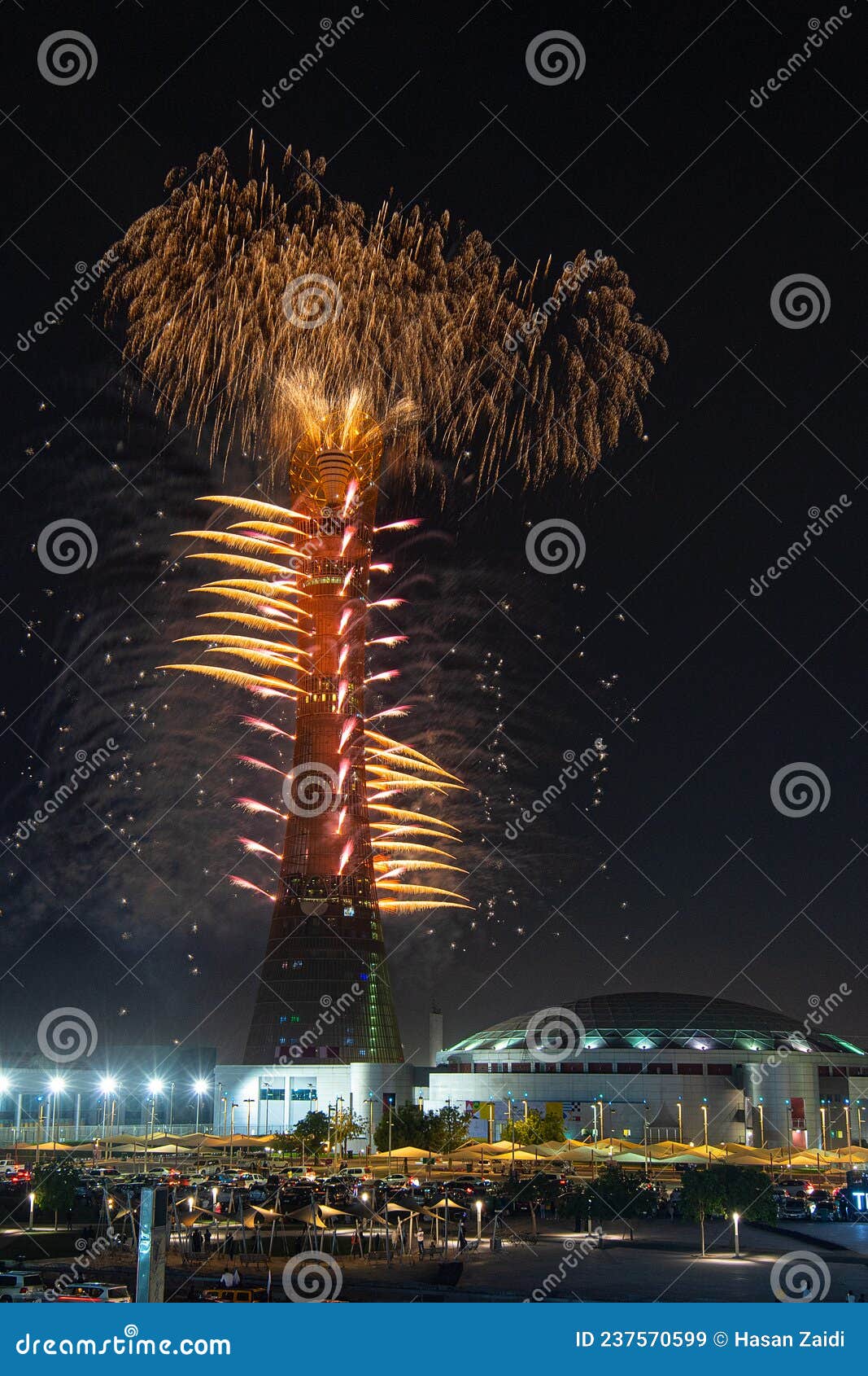 Torch Doha Khalifa Stadium editorial stock image. Image of architecture ...