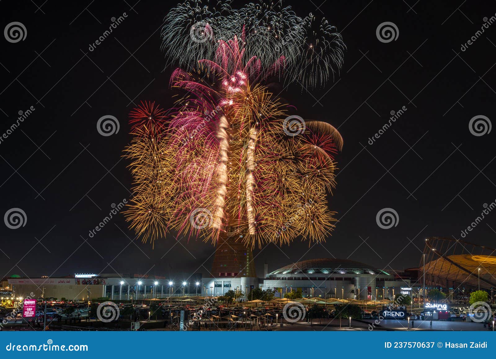 Torch Doha Khalifa Stadium editorial photography. Image of beautiful ...
