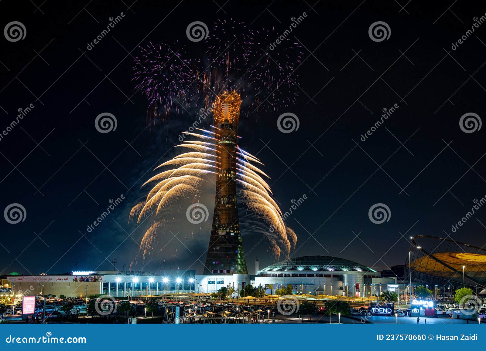 Torch Doha Khalifa Stadium editorial image. Image of 2021 - 237570660