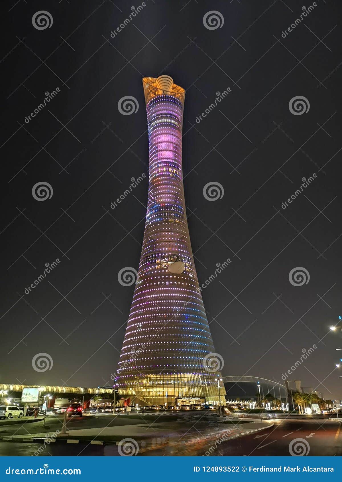 The Torch Doha stock photo. Image of torch, doha, iconic - 124893522
