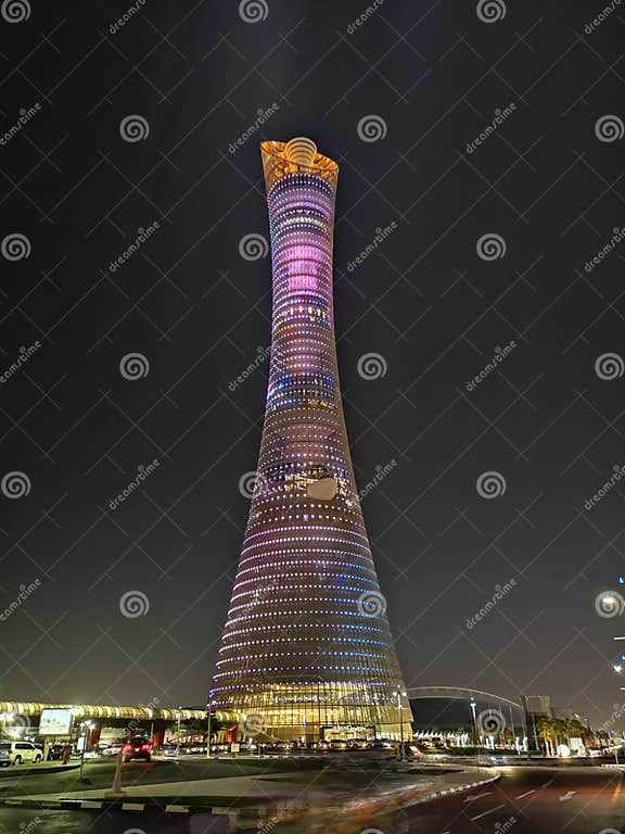 The Torch Doha stock photo. Image of torch, doha, iconic - 124893522