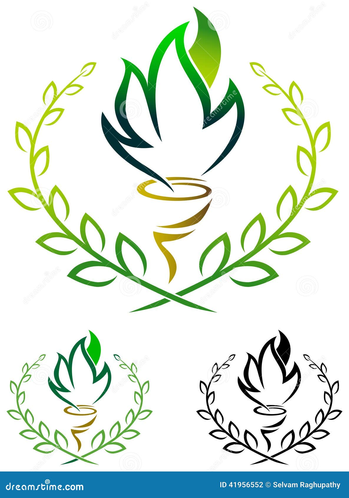 Torch Emblem stock vector. Illustration of honor, event - 41956552