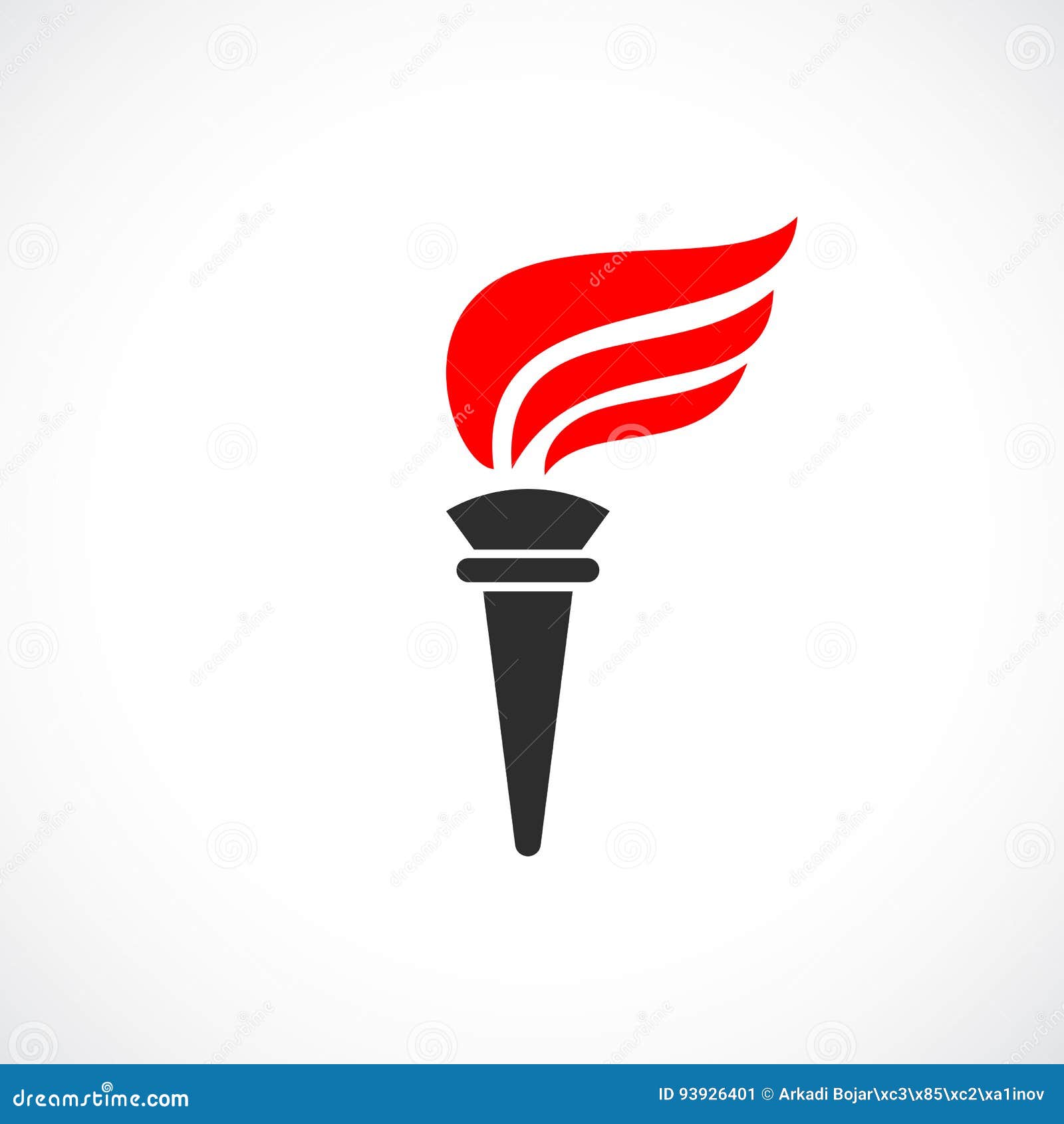 Torch flame vector icon stock vector. Illustration of fire - 93926401 Torch flame vector icon stock vector. Illustration of fire - 93926401