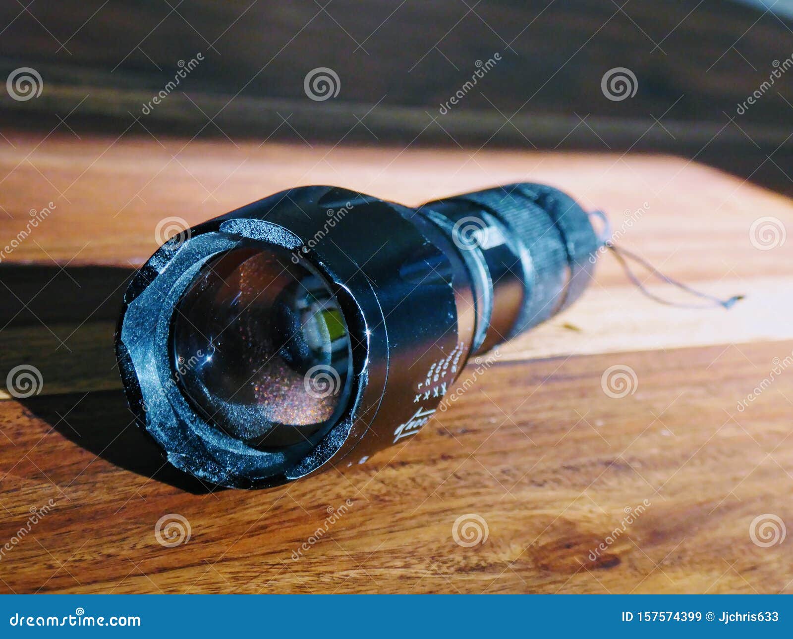 Torch Flashlight Turned Off in Daylight. Stock Image - Image of turned ...