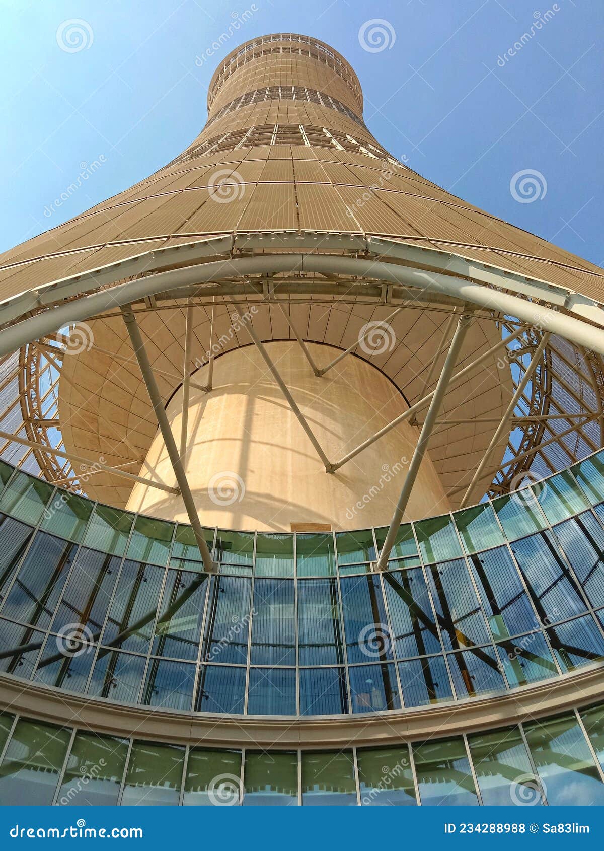 The Torch Hotel in Doha, Qatar Stock Photo - Image of symmetry ...