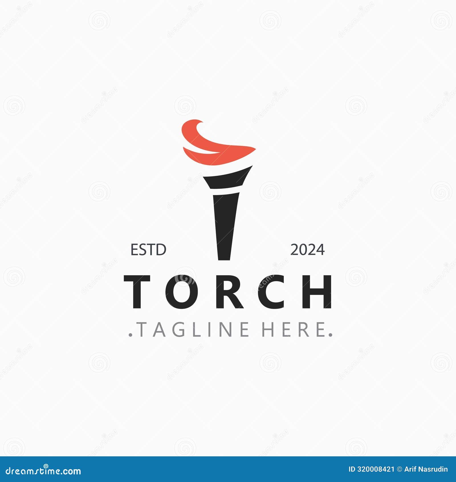 Torch Logo Graphic, Olympics Flame Modern Design Element Simple ...