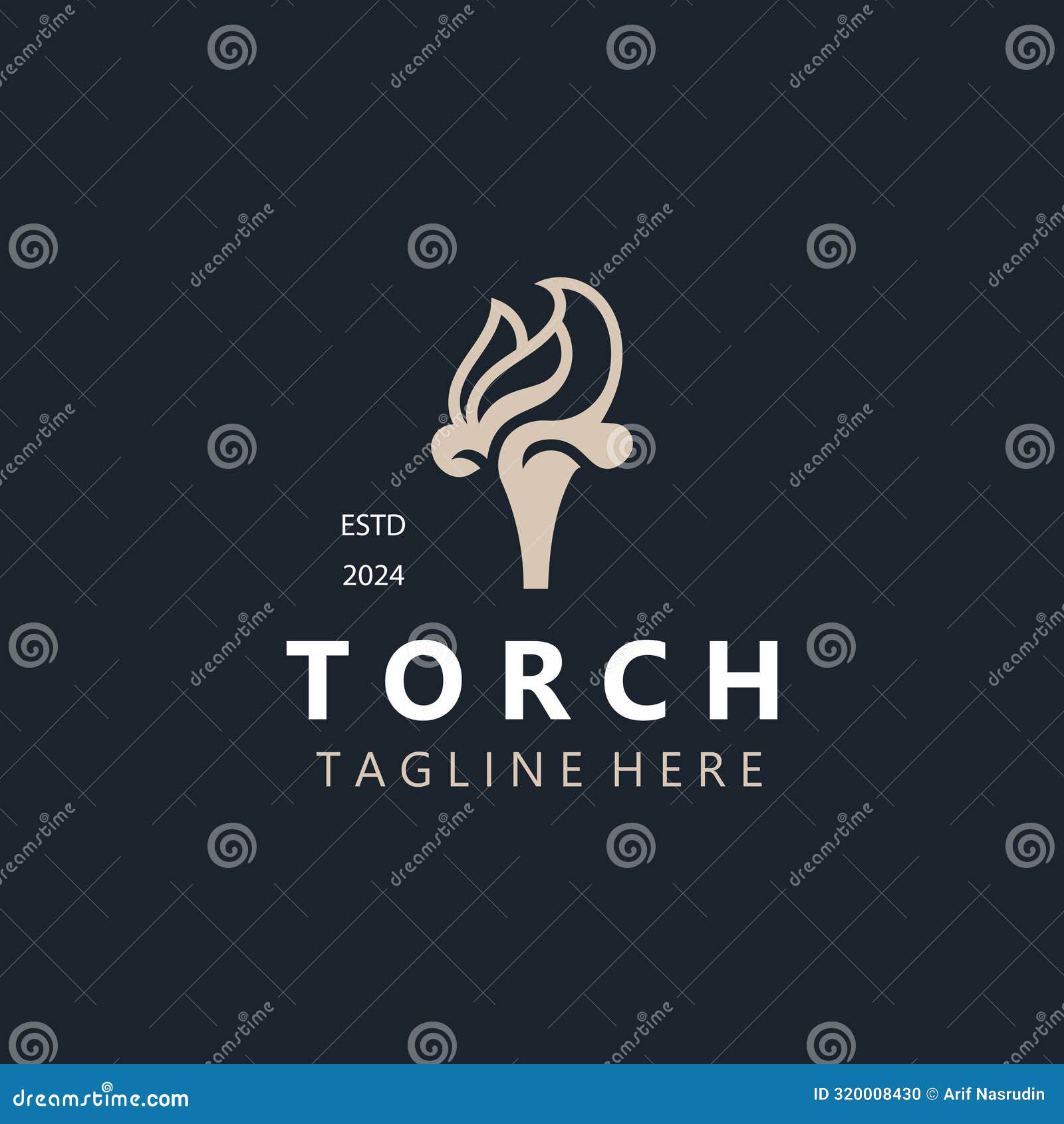 Torch Logo Graphic, Olympics Flame Modern Design Element Simple ...