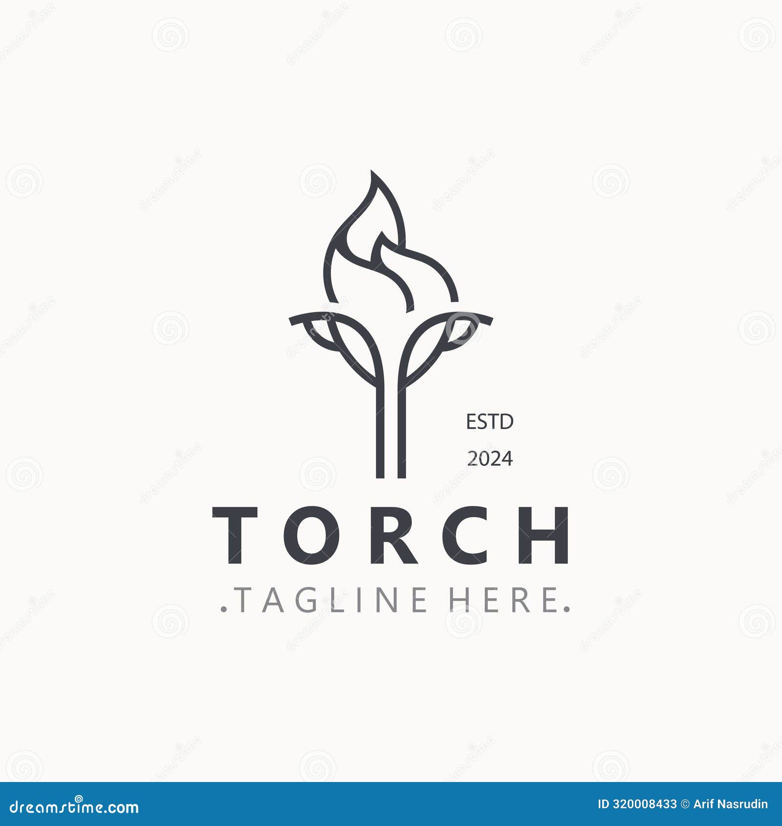 Torch Logo Graphic, Olympics Flame Modern Design Element Simple ...