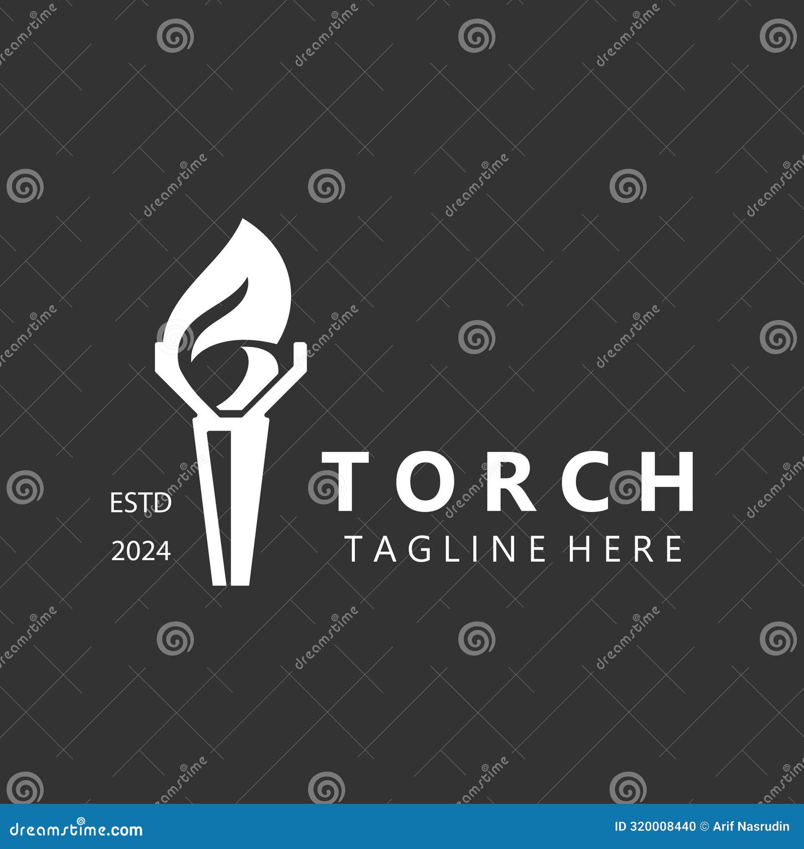 Torch Logo Graphic, Olympics Flame Modern Design Element Simple ...