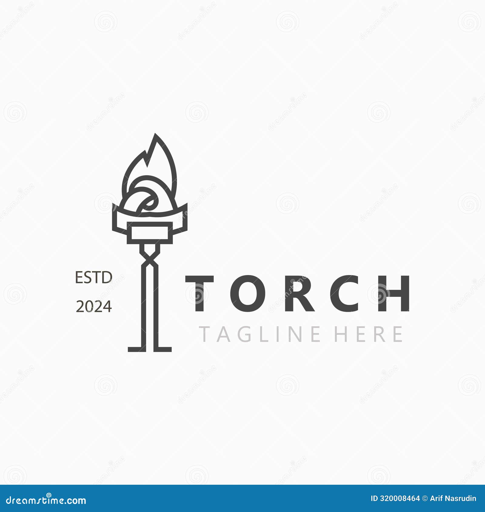 Torch Logo Graphic, Olympics Flame Modern Design Element Simple ...