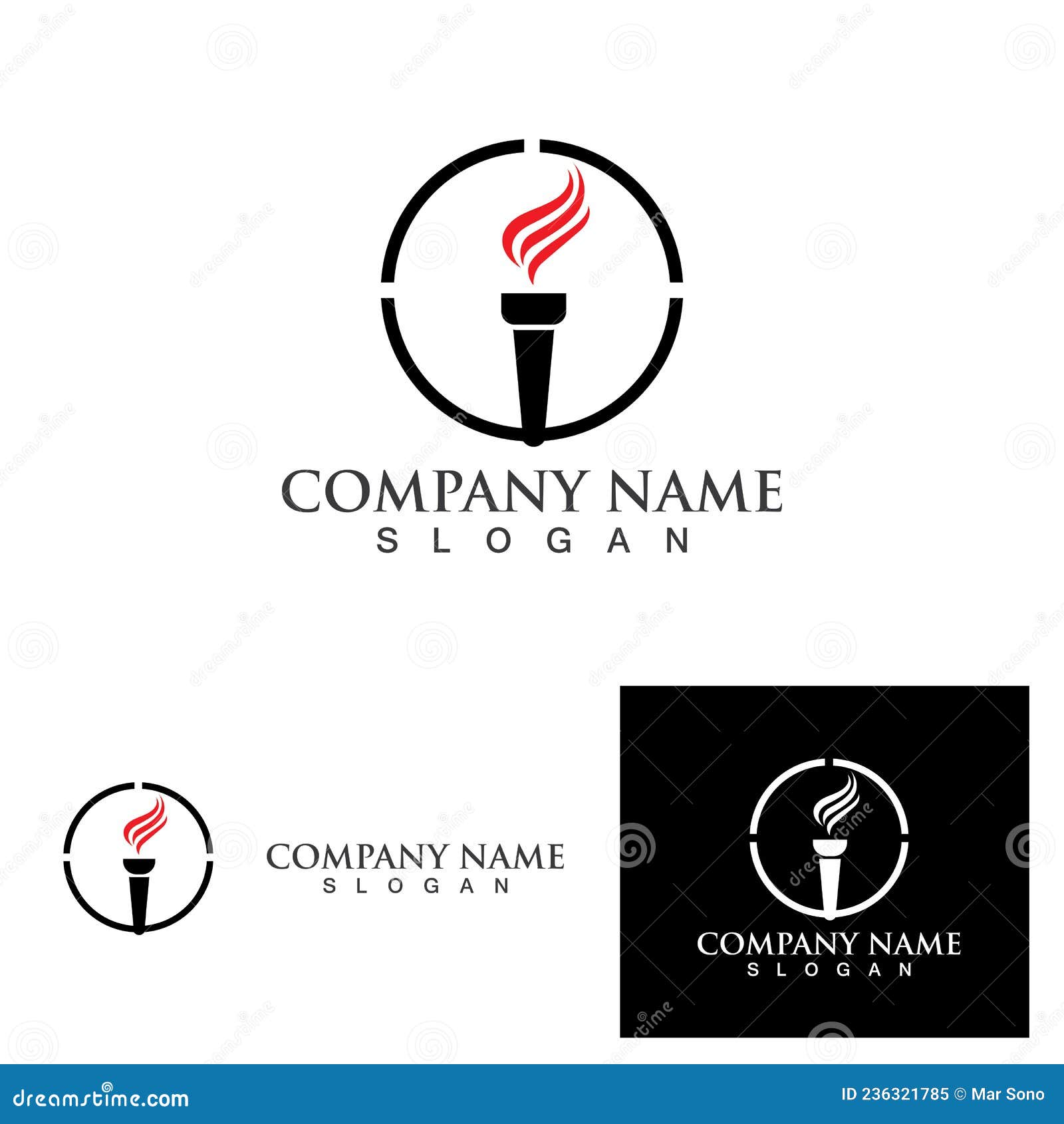 Torch Logo and Symbol Vector Eps10 Stock Vector - Illustration of ...