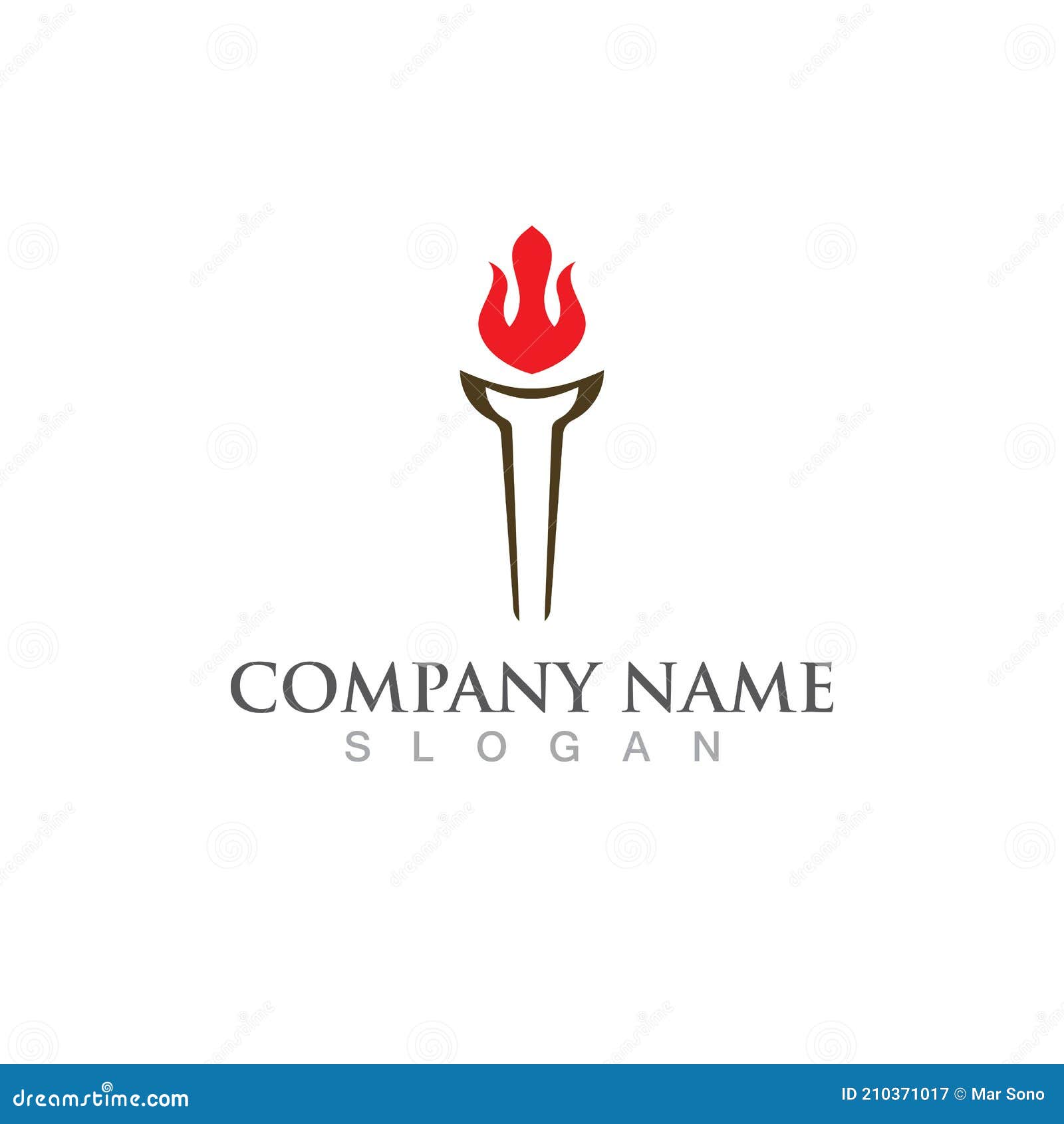 Torch Logo and Symbol Vector Stock Vector - Illustration of icon ...