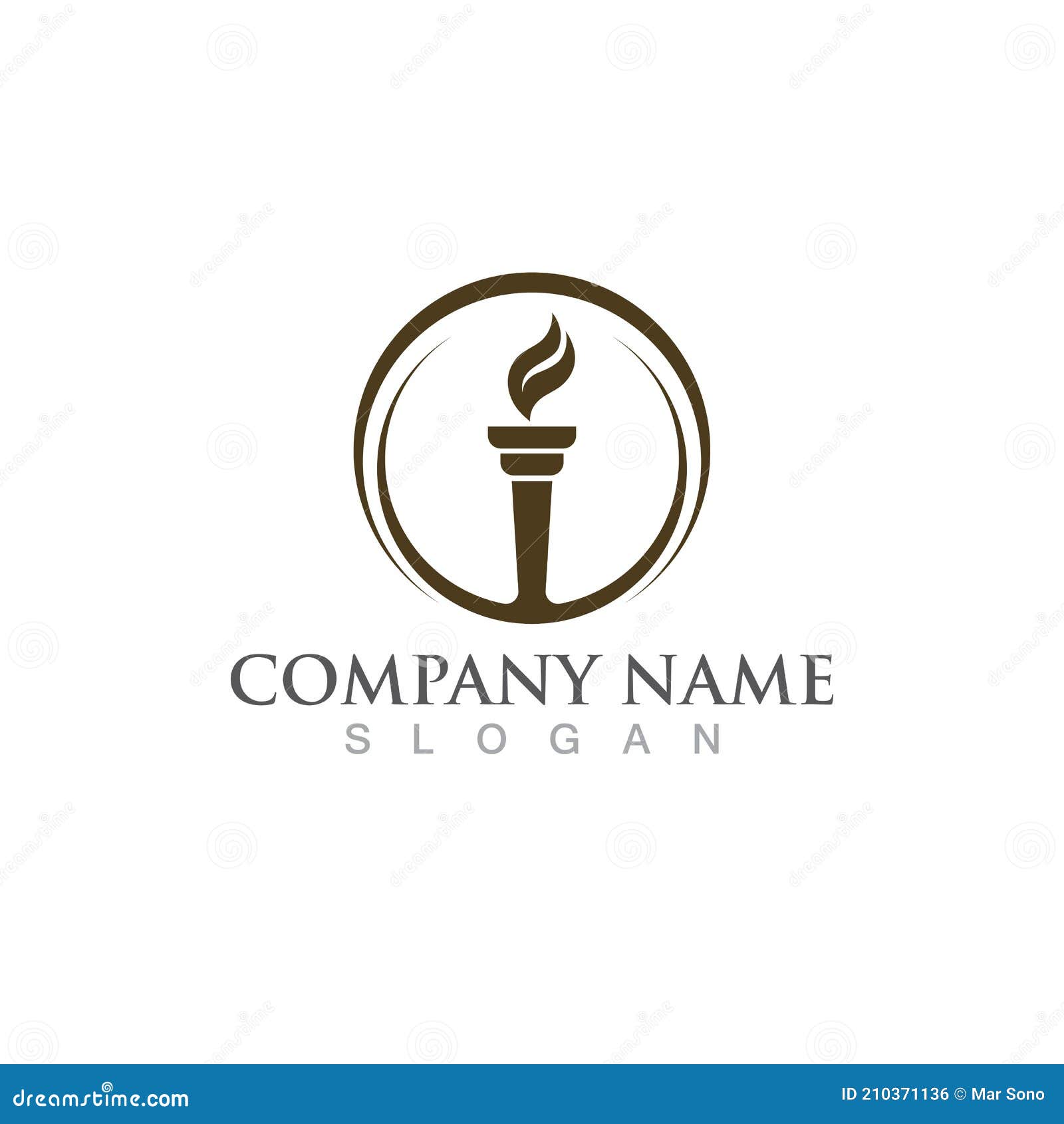 Torch Logo and Symbol Vector Stock Vector - Illustration of ceremony ...