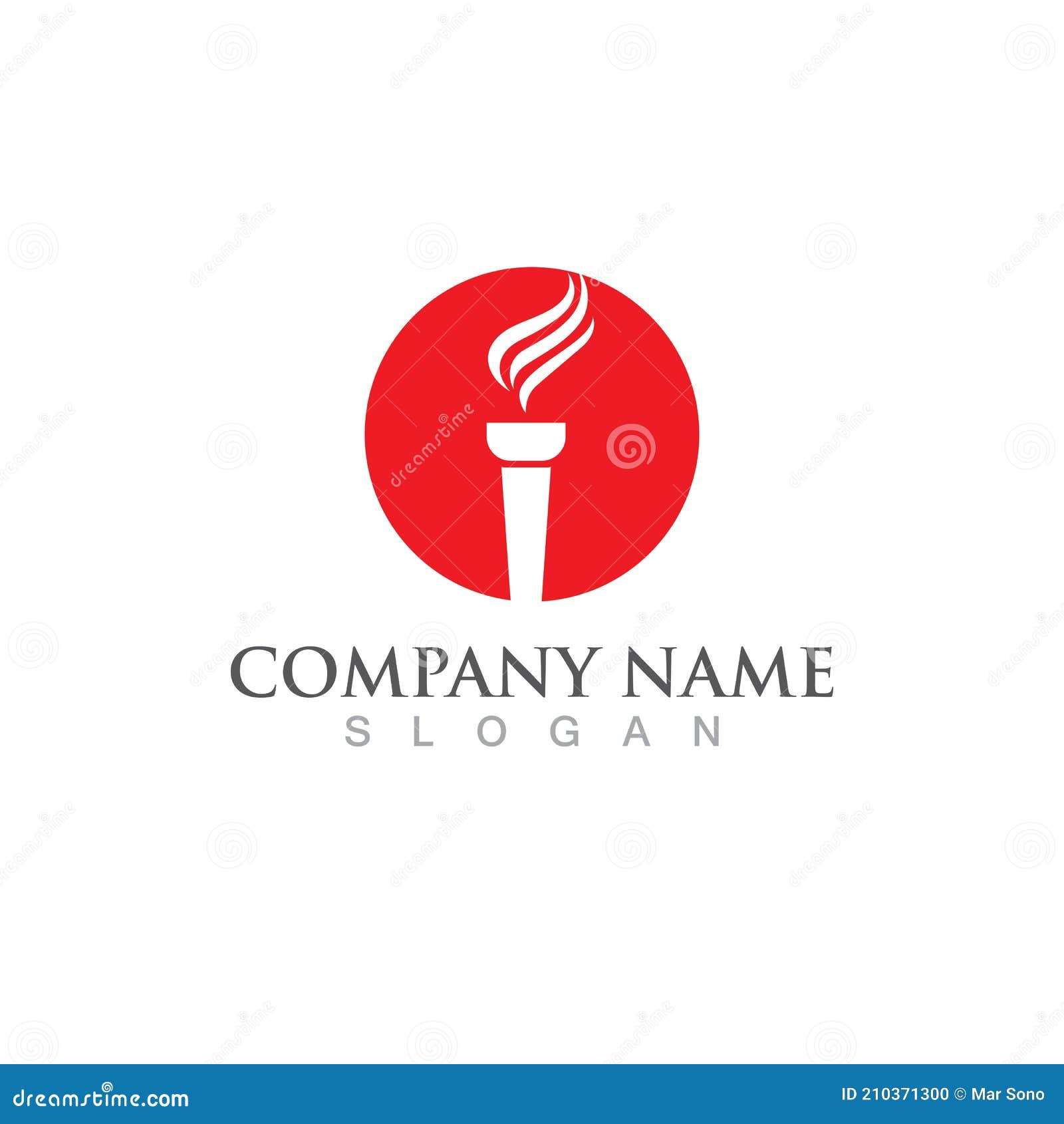 Torch Logo and Symbol Vector Stock Vector - Illustration of emblem ...