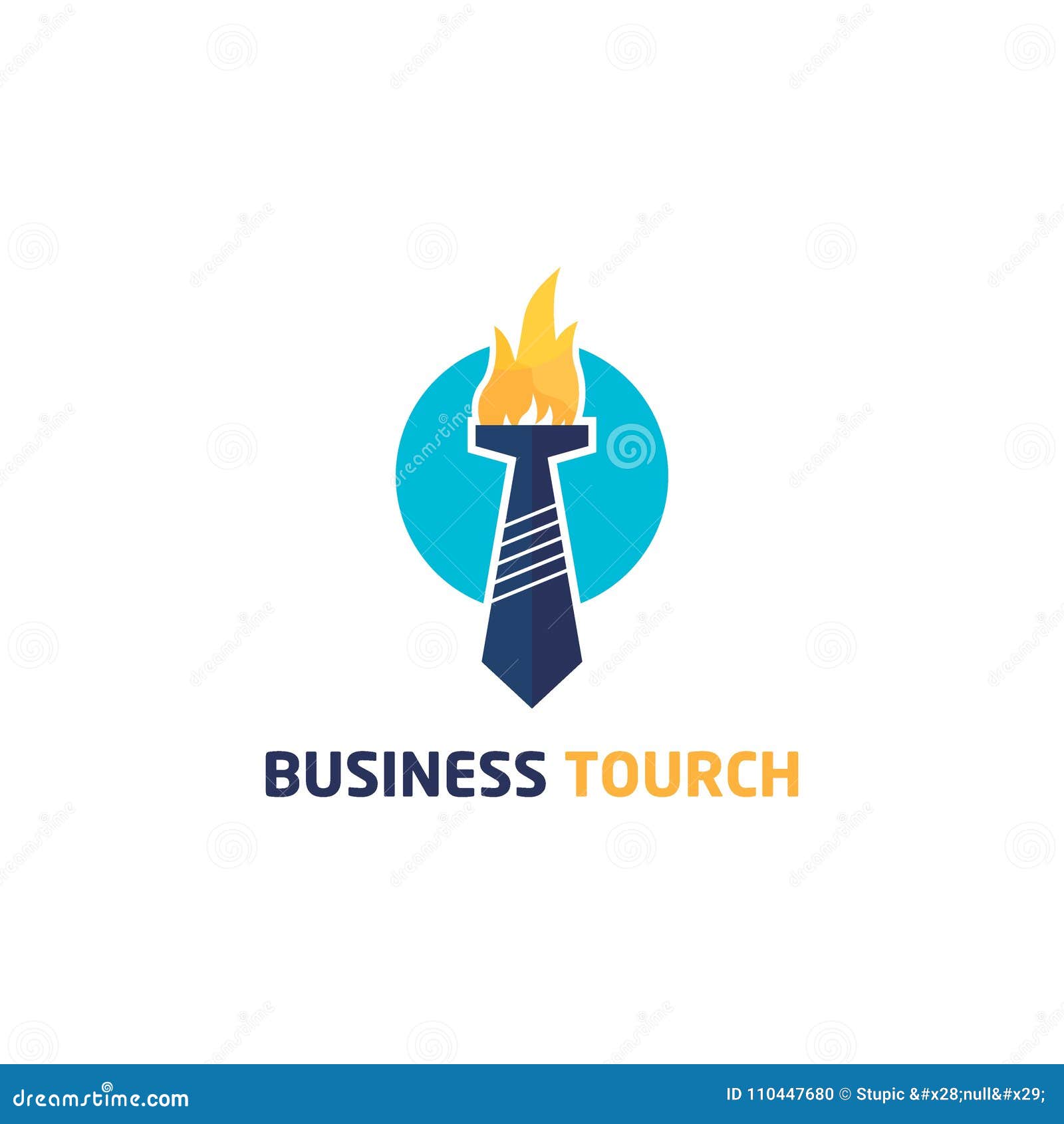 Torch Logo Vector Art Logo stock vector. Illustration of isolated ...