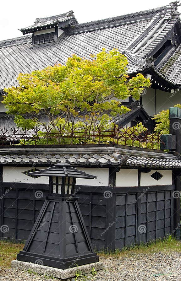 Torch in old-time japanese stock image. Image of asia - 10446971