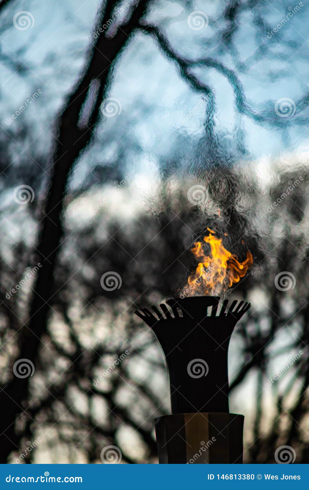 Eternal flame stock photo. Image of eternal, flame, torch - 146813380