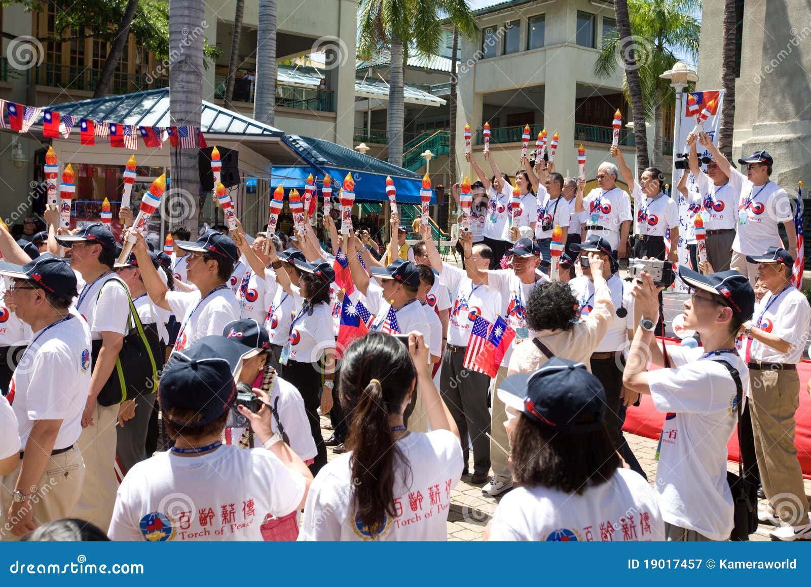 Torch of Peace - Rep of China Taiwan Centennial 9 Editorial Photography ...