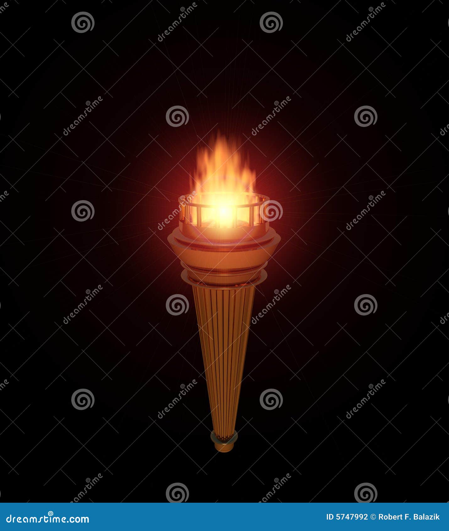 Torch plain stock illustration. Illustration of heat, illumination ...