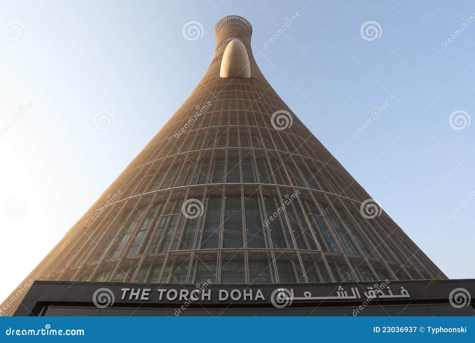 The Torch Tower in Doha, Qatar Editorial Photography - Image of qatar ...