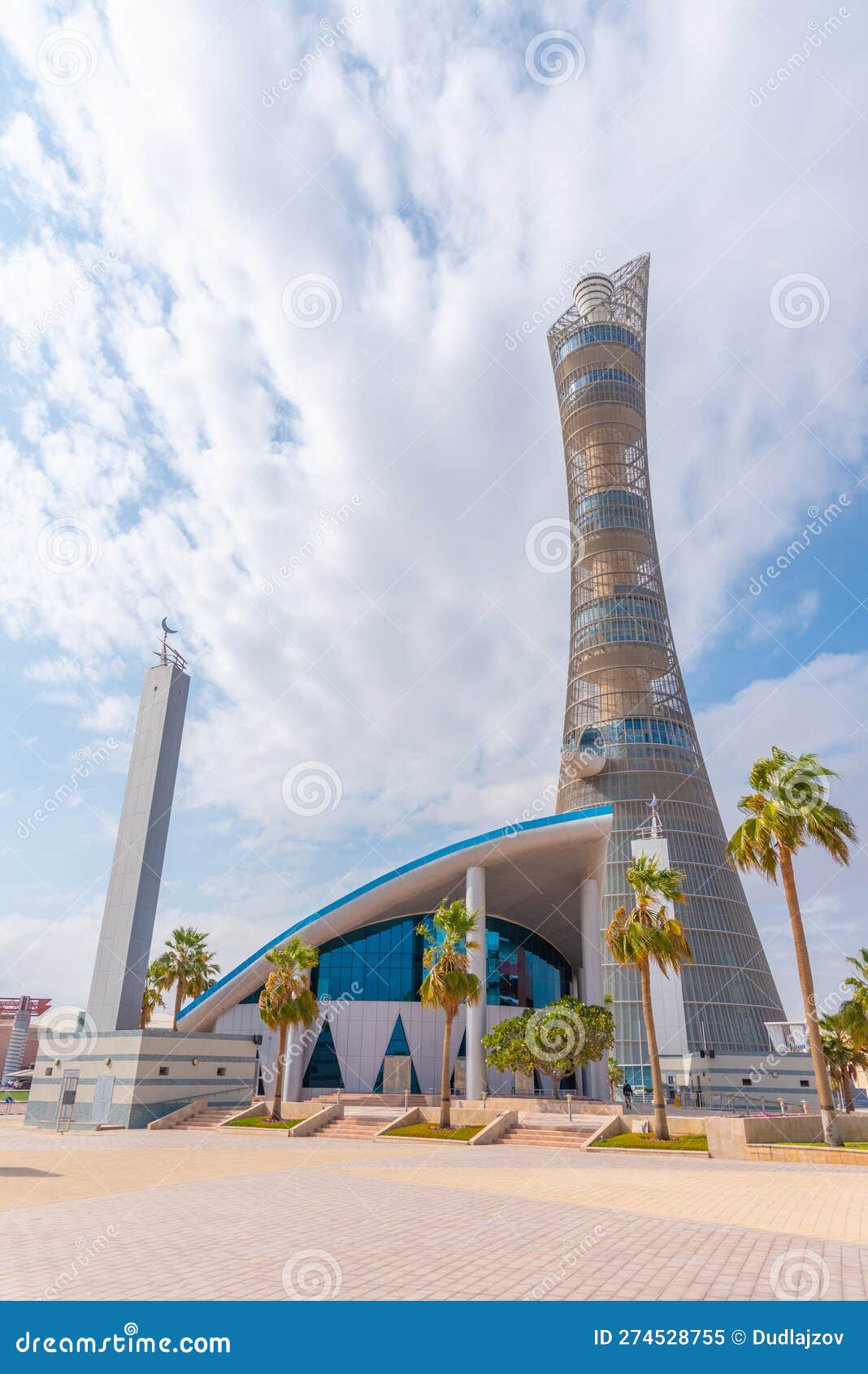 The Torch Tower in Doha, Qatar Editorial Image - Image of metal ...