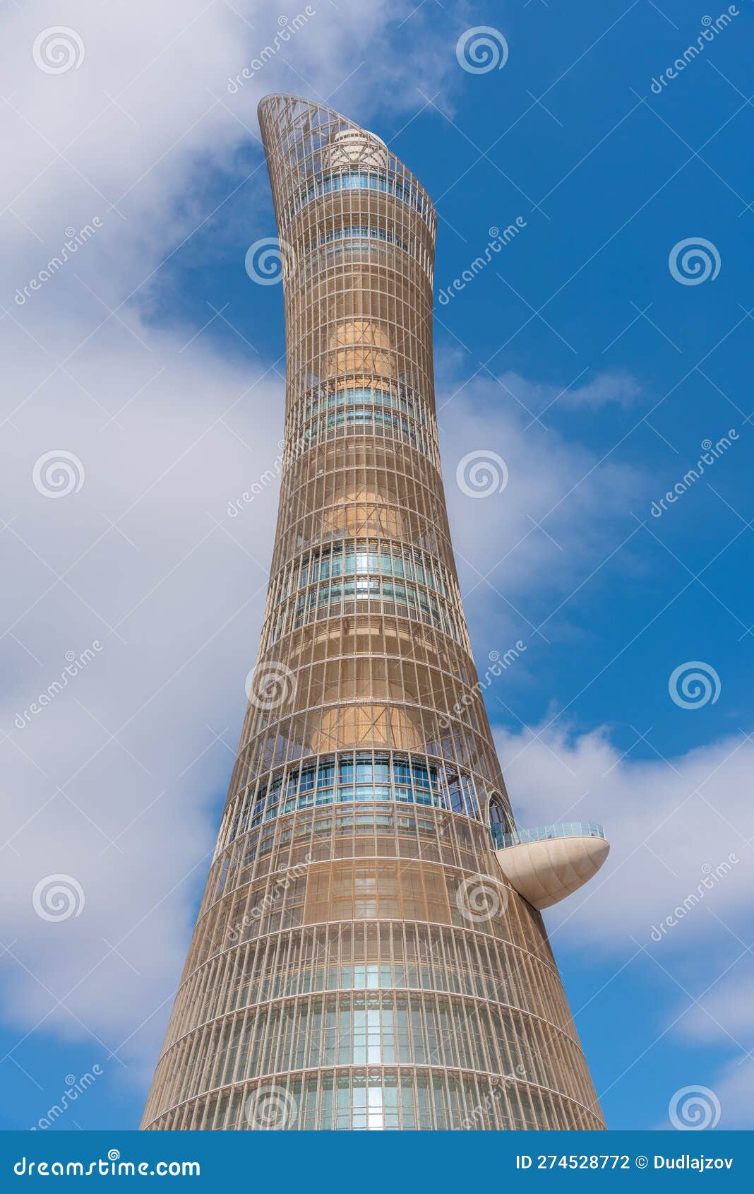 The Torch Tower in Doha, Qatar Editorial Photography - Image of ...