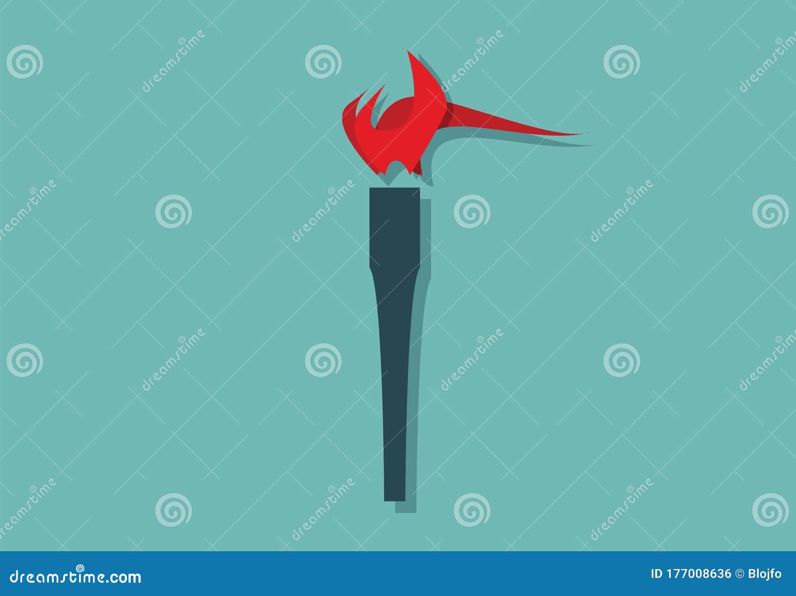 Torch. Vector Drawing | CartoonDealer.com #108395296