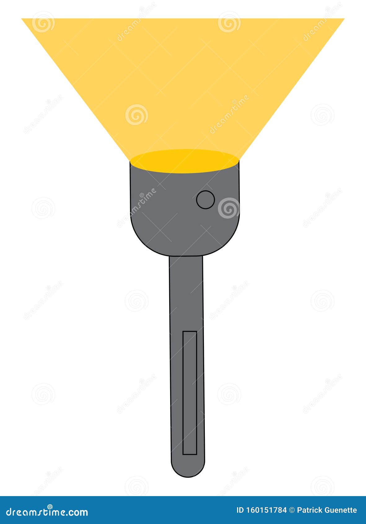 A Torch Vector or Color Illustration Stock Vector - Illustration of ...