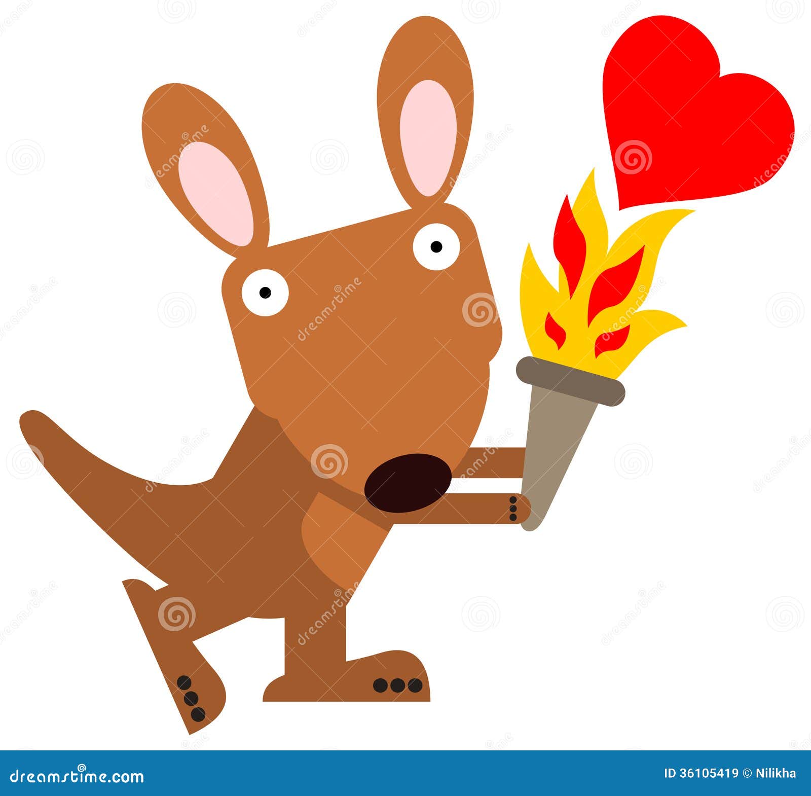 Torched love stock illustration. Illustration of humor - 36105419