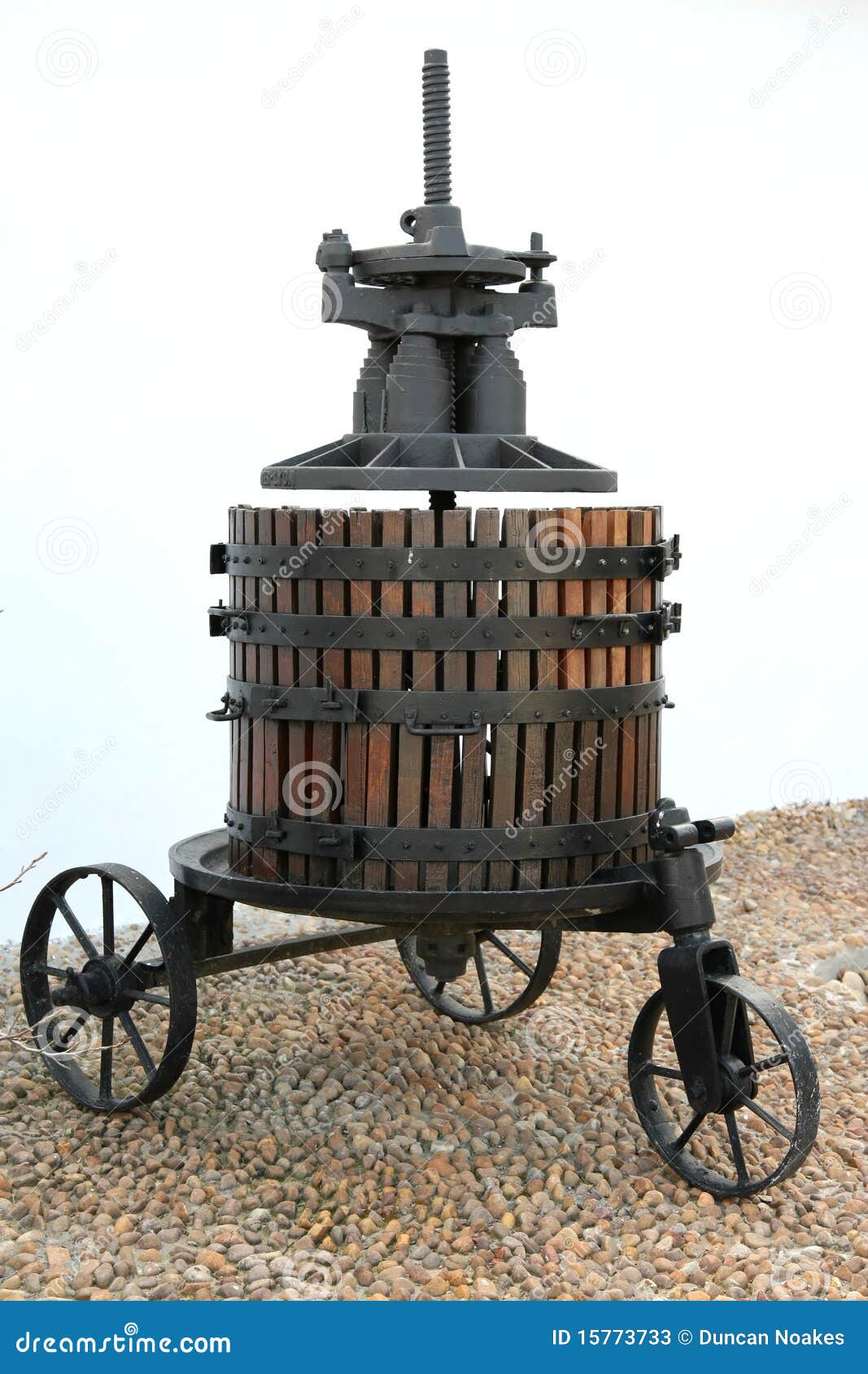 Torchio antico immagine stock. Immagine di ferro, metallo - 15773733