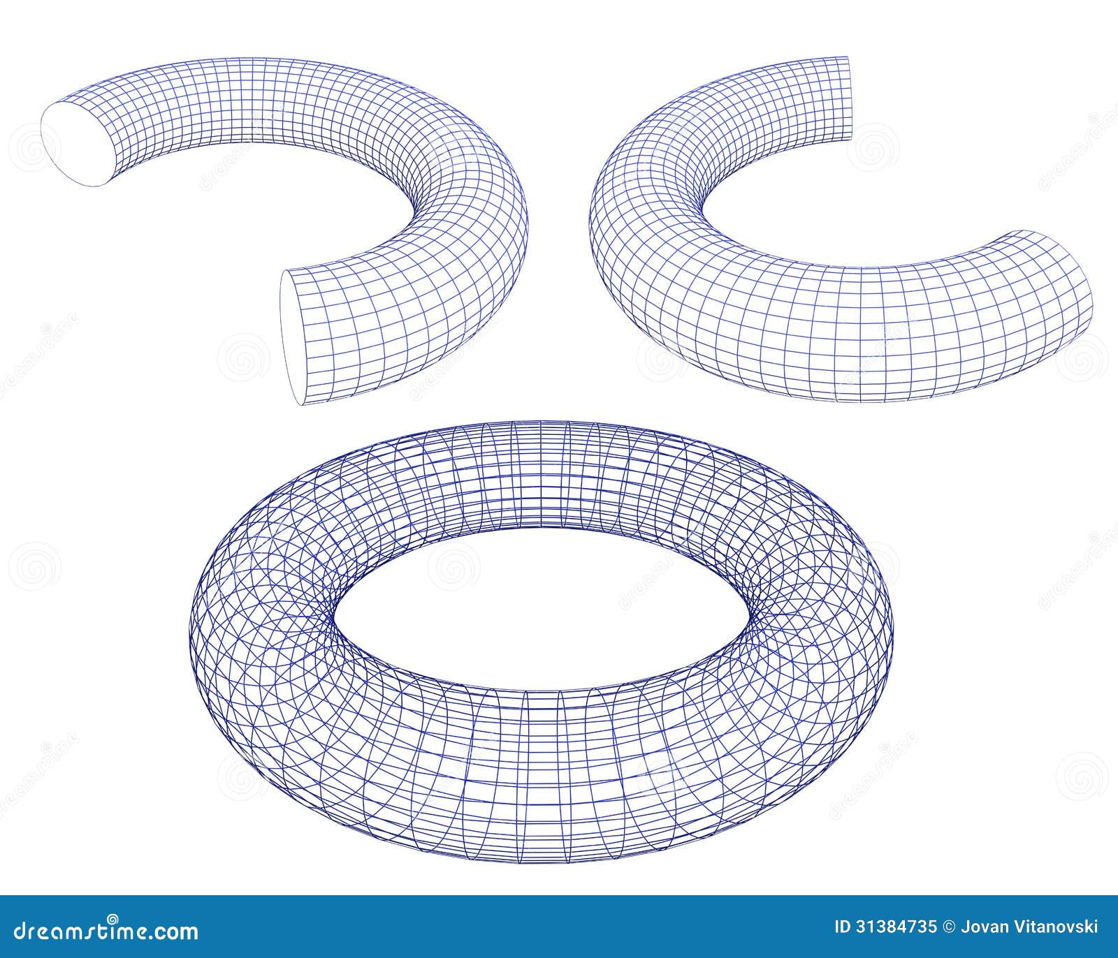 Tore 3d illustration stock. Illustration du niveau, surface - 31384735