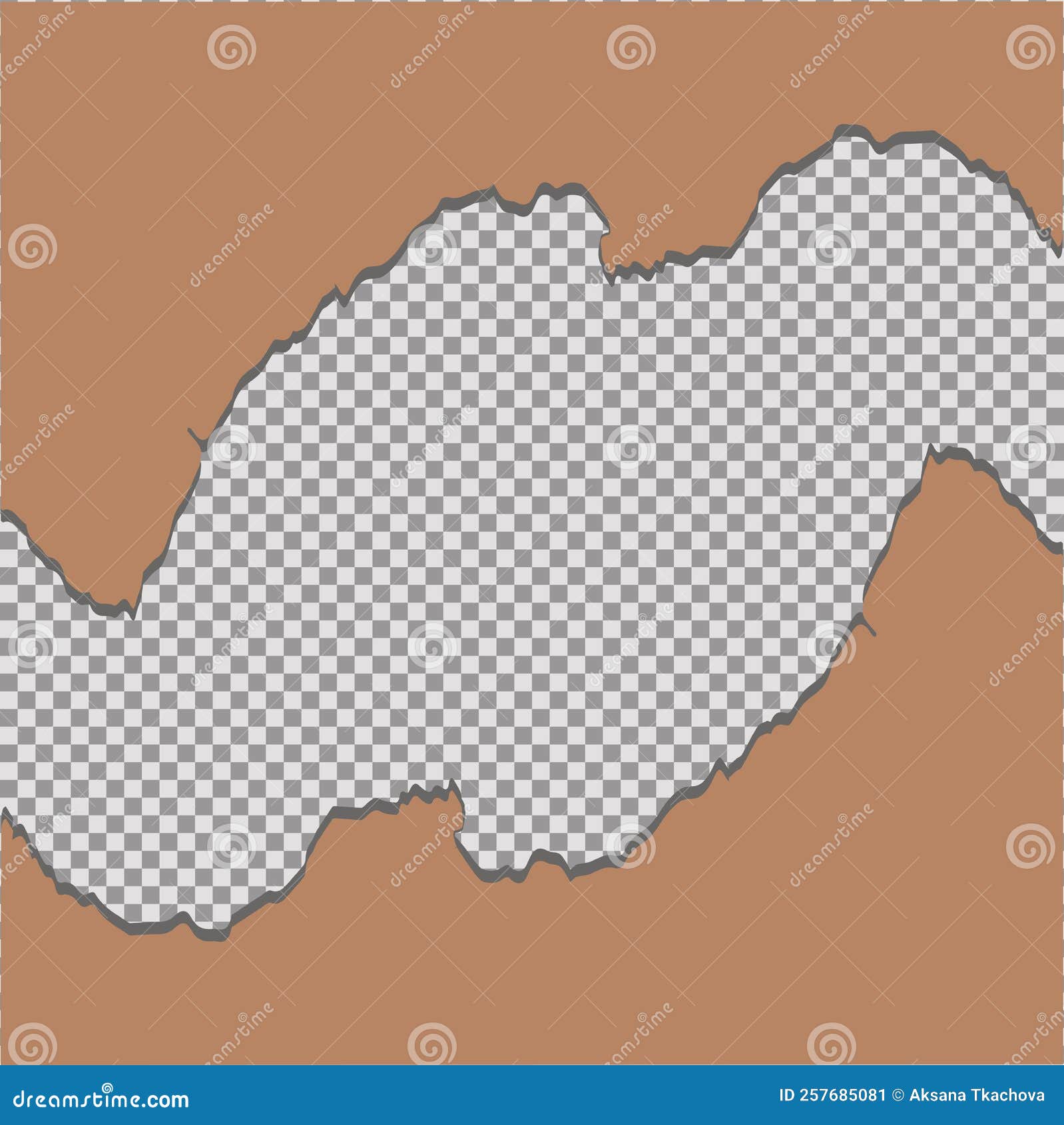 Tore Off a Piece of Colored Paper. Vector Paper Design Template Stock ...