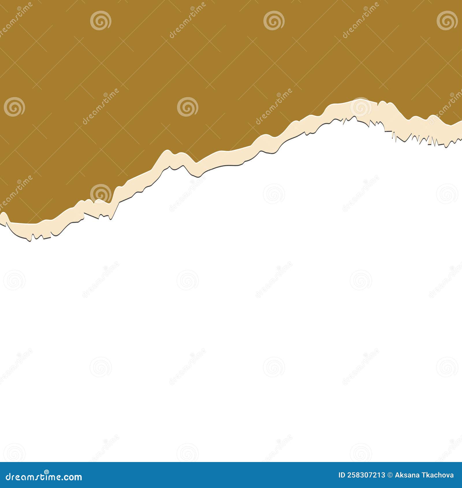 Tore Off a Piece of Colored Paper. Vector Paper Design Template Stock ...