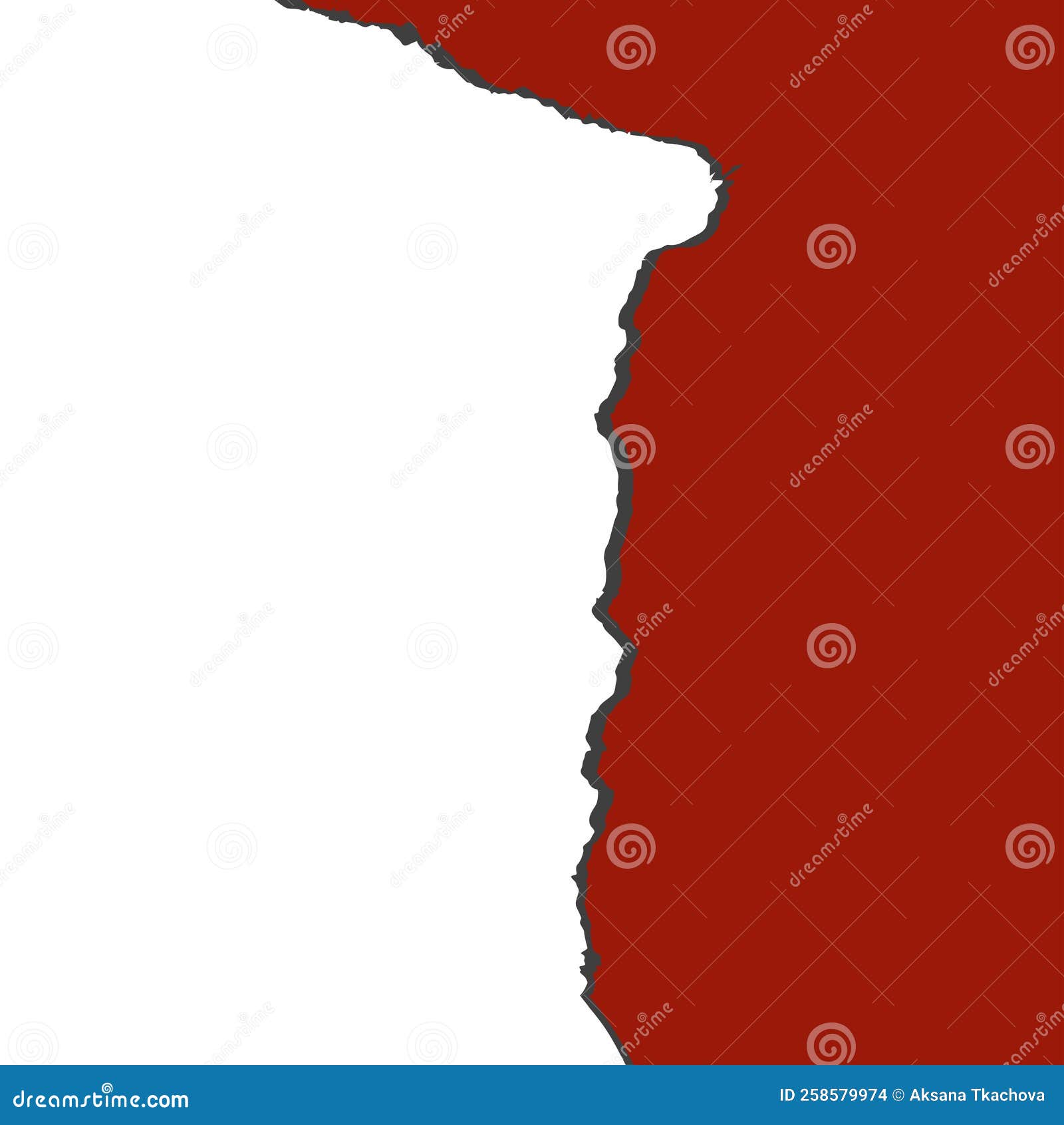 Tore Off a Piece of Colored Paper. Vector Paper Design Template Stock ...