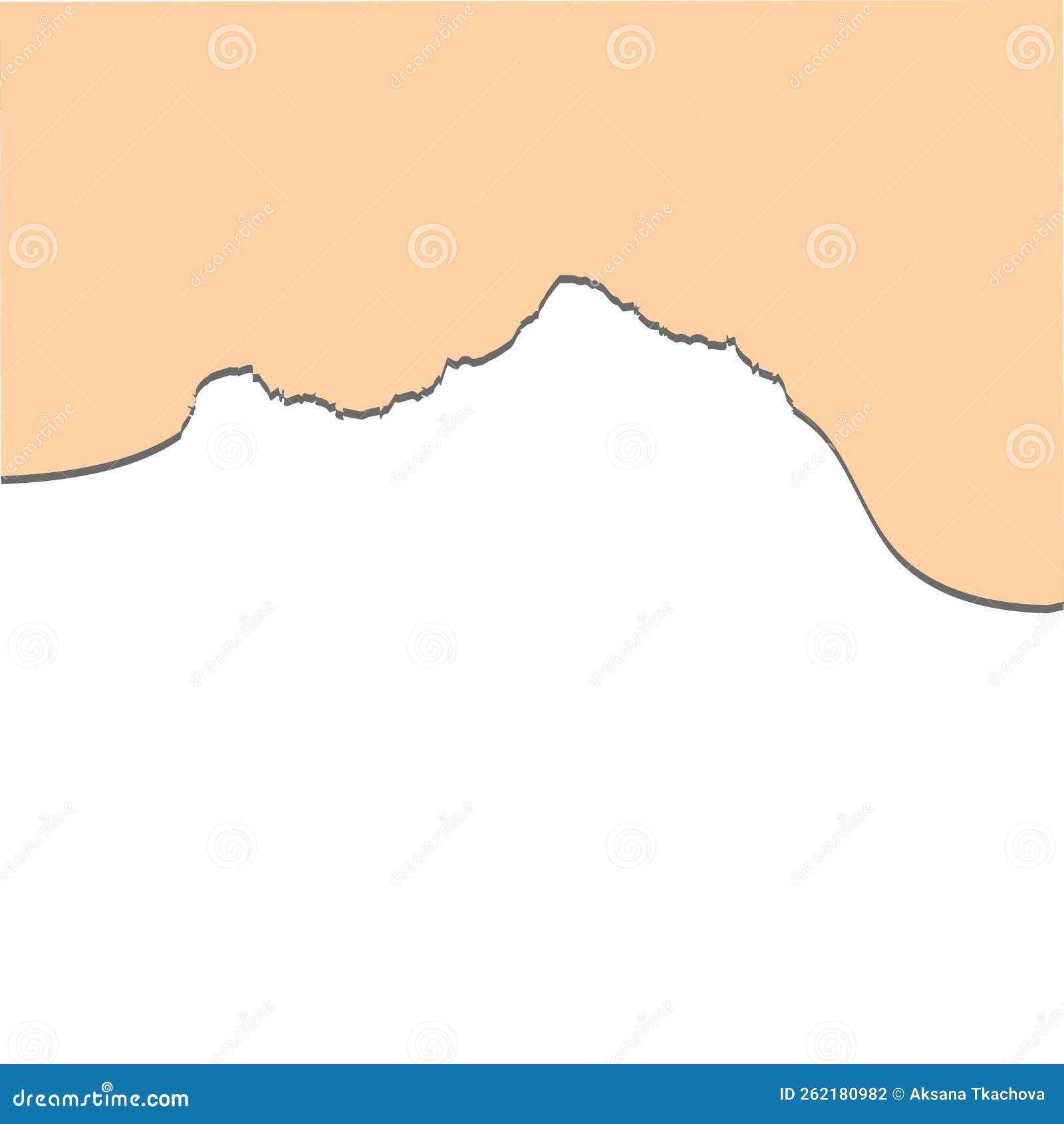 Tore Off a Piece of Colored Paper. Vector Paper Design Template Stock ...