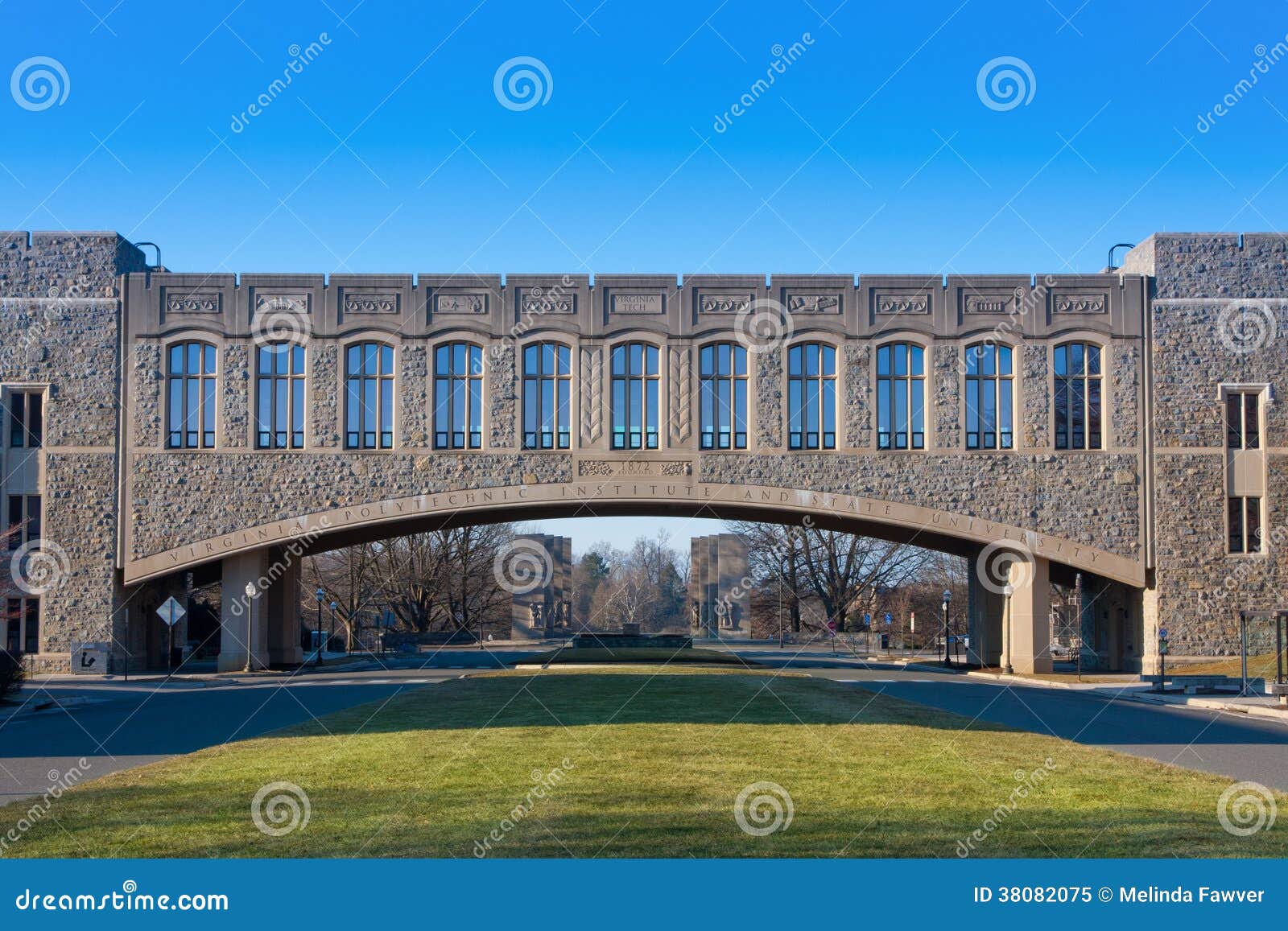 Torgersen Hall stock image. Image of institute, library - 38082075