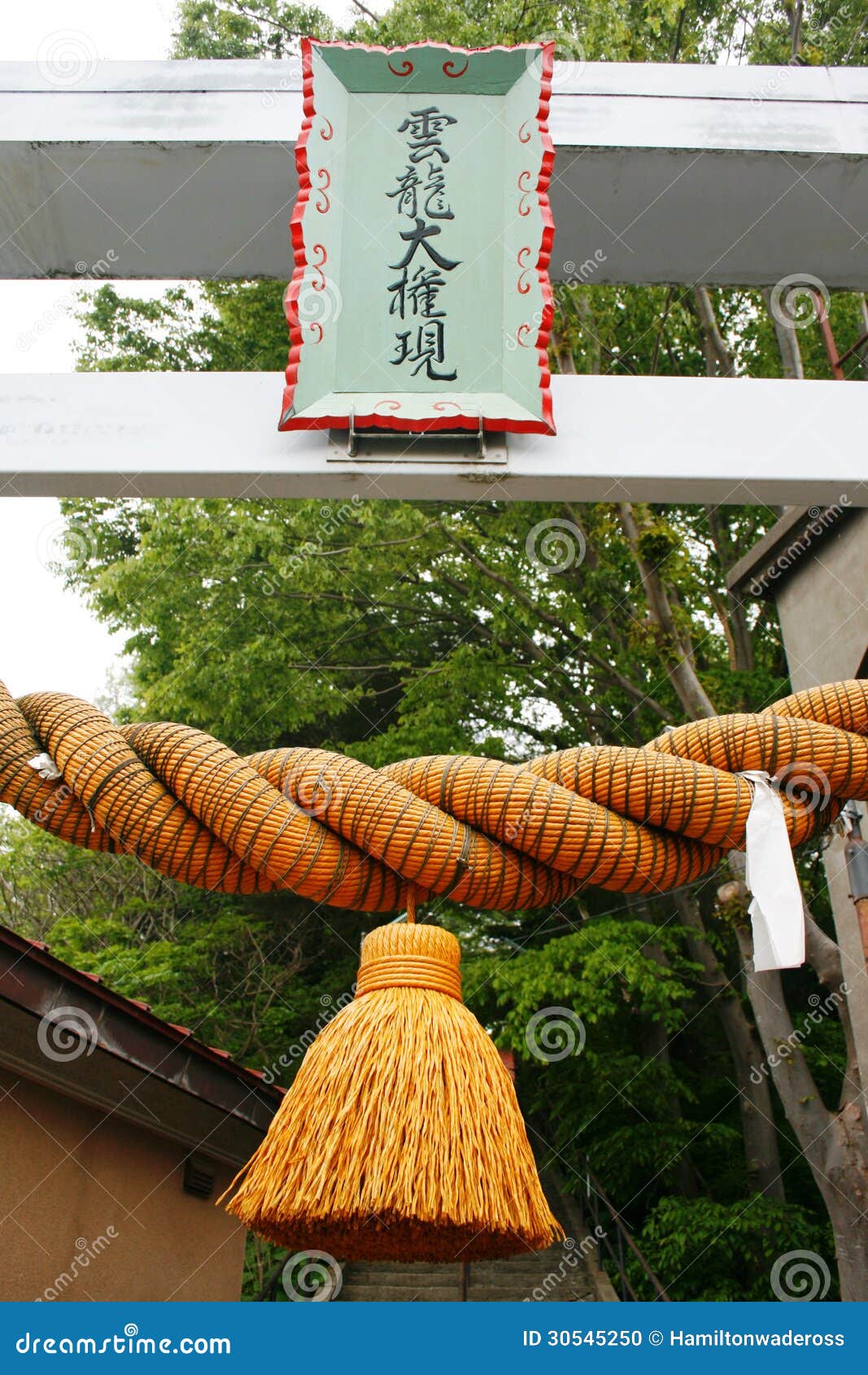 Tori gate kyoto stock photo. Image of tassel, tori, japan - 30545250
