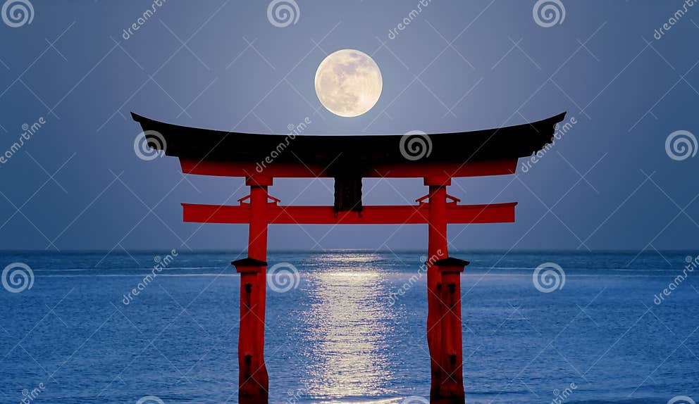 Tori moon stock image. Image of tori, tourism, holiday - 17826205