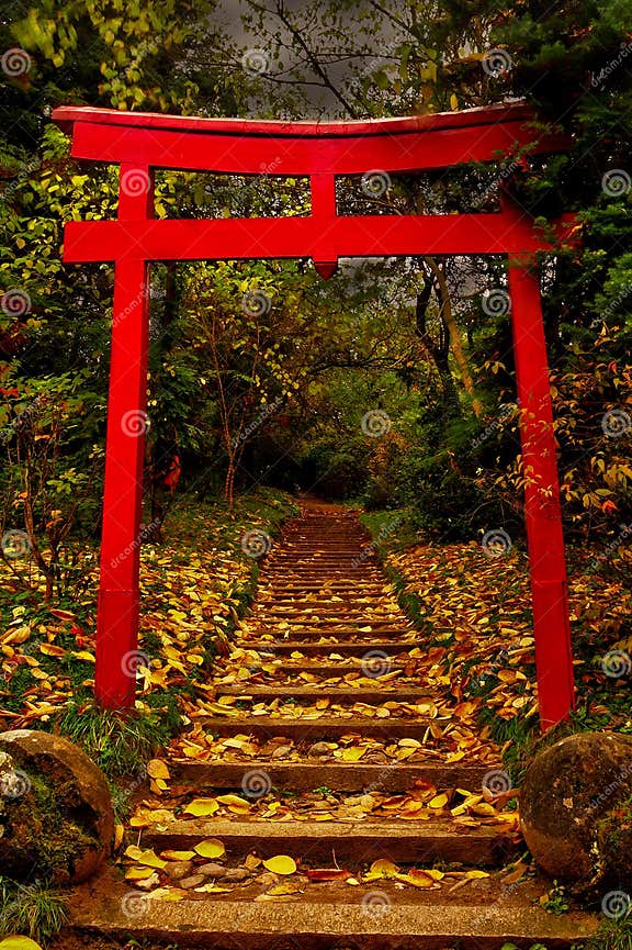 Torii Gate stock image. Image of wood, vertical, ascension - 3388645