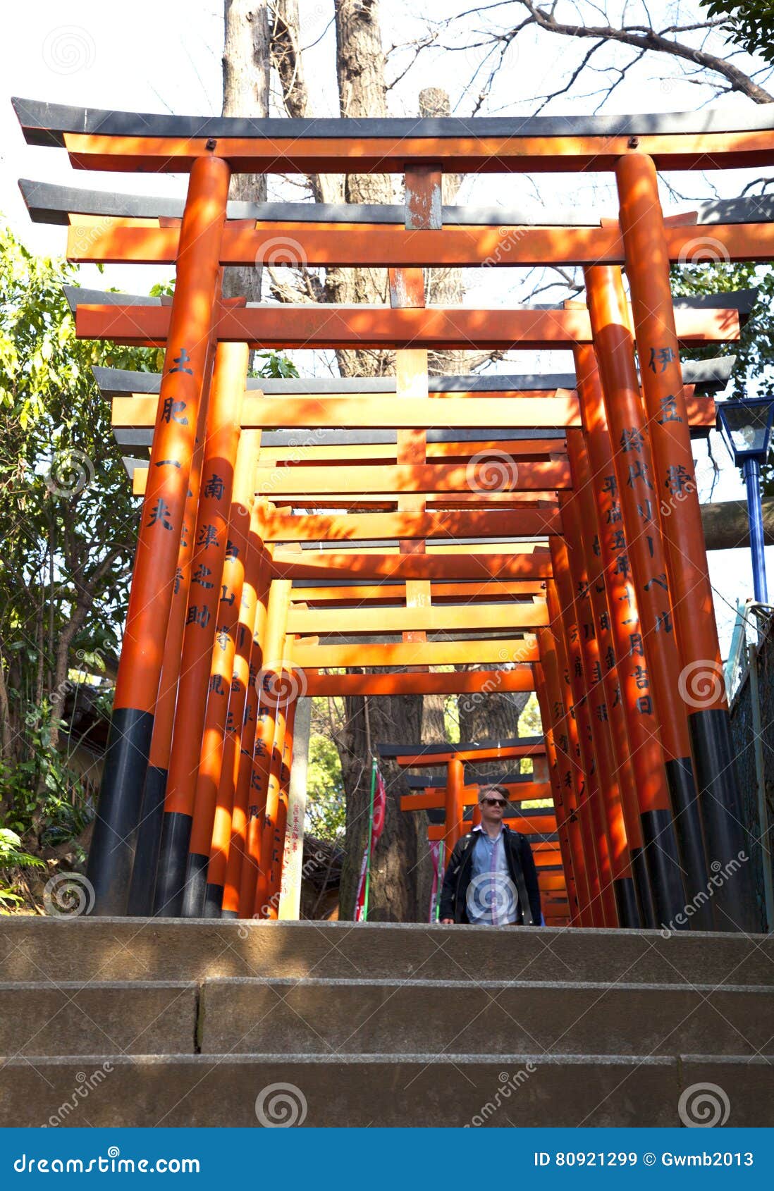 TORII GATES at UENO TEMPLE, TOKYO Editorial Stock Image - Image of ...