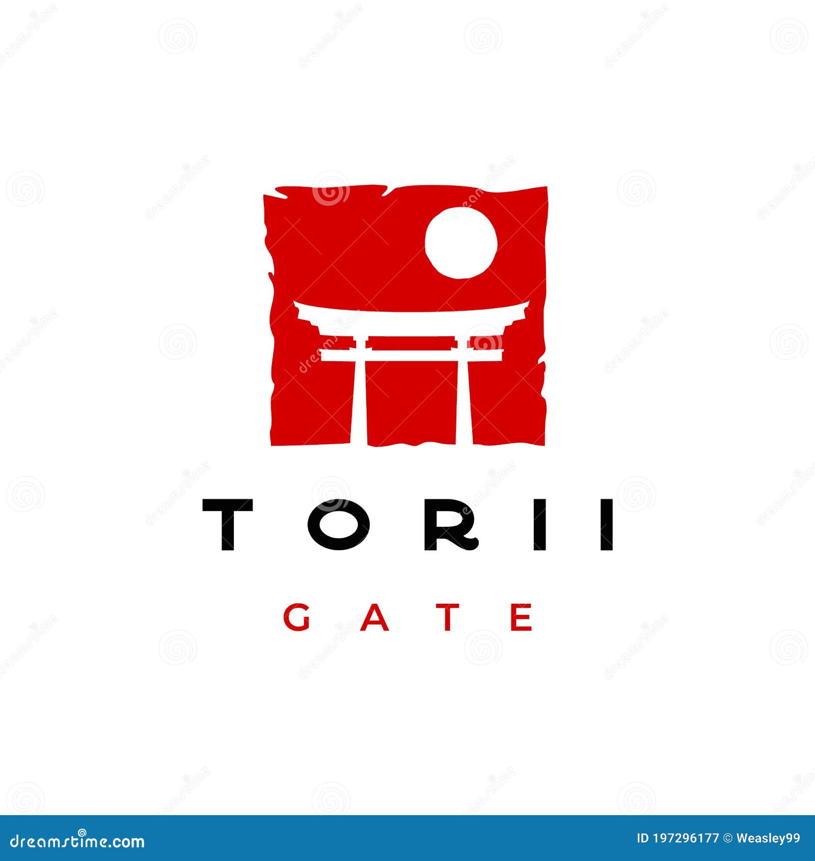 Torii House / Torii Gate Hipster Vintage Logo Design Inspiration Stock ...