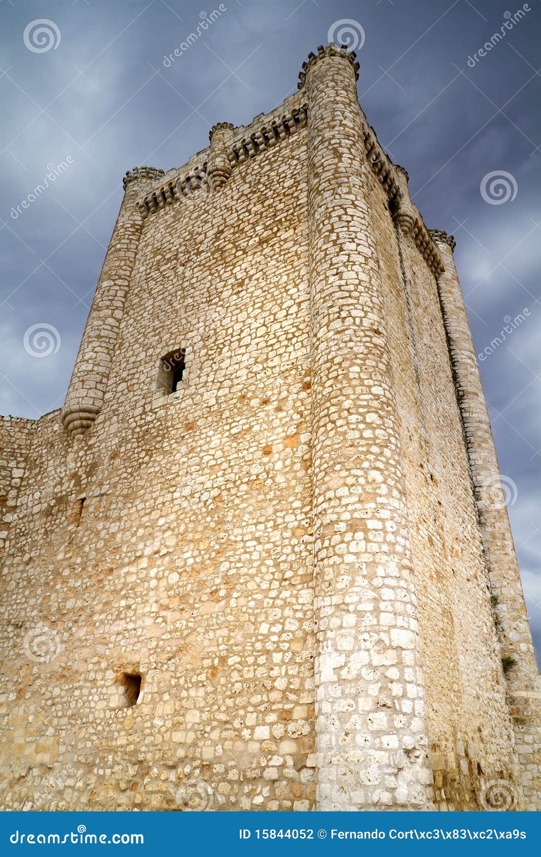 Torija Castle, Guadalajara, Spain Stock Photo - Image of clouds ...