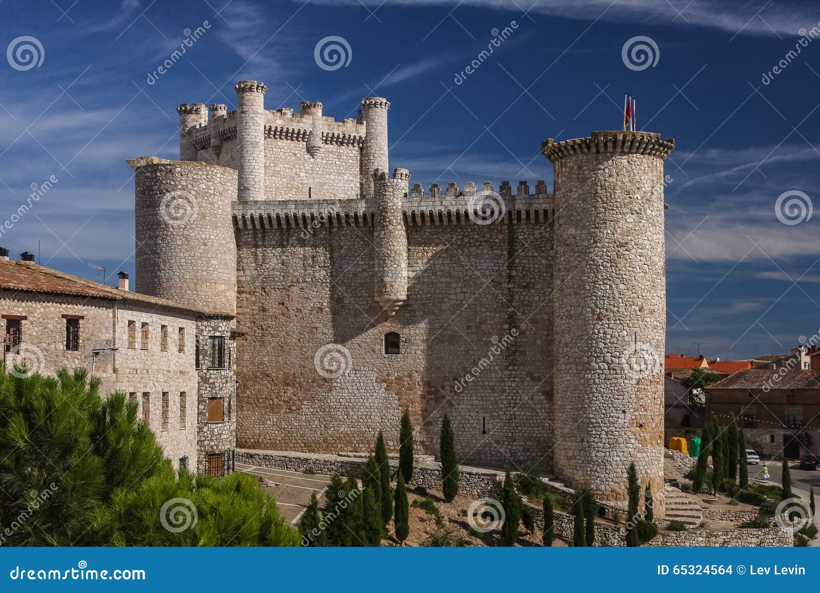 Torija castle, Spain stock photo. Image of castle, spanish - 65324564