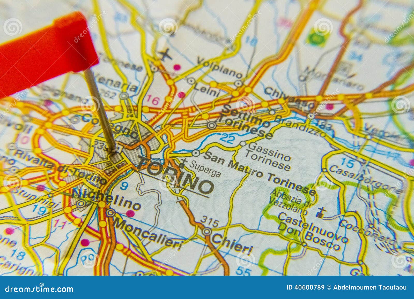 Torino stock image. Image of torino, paper, road, page - 40600789